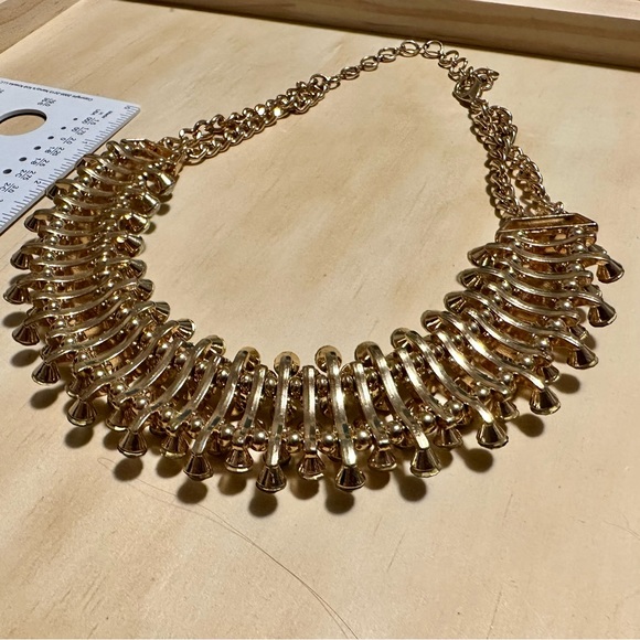 Aldo | Jewelry | Aldo Gold Tone Faux Rhinestone Statement Costume ...